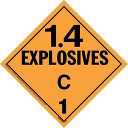Class 1.4 Placards for Explosives | J.J. Keller