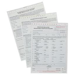 Alcohol and Drug Testing Forms