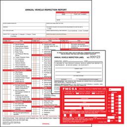 Vehicle Inspection & Maintenance Labels